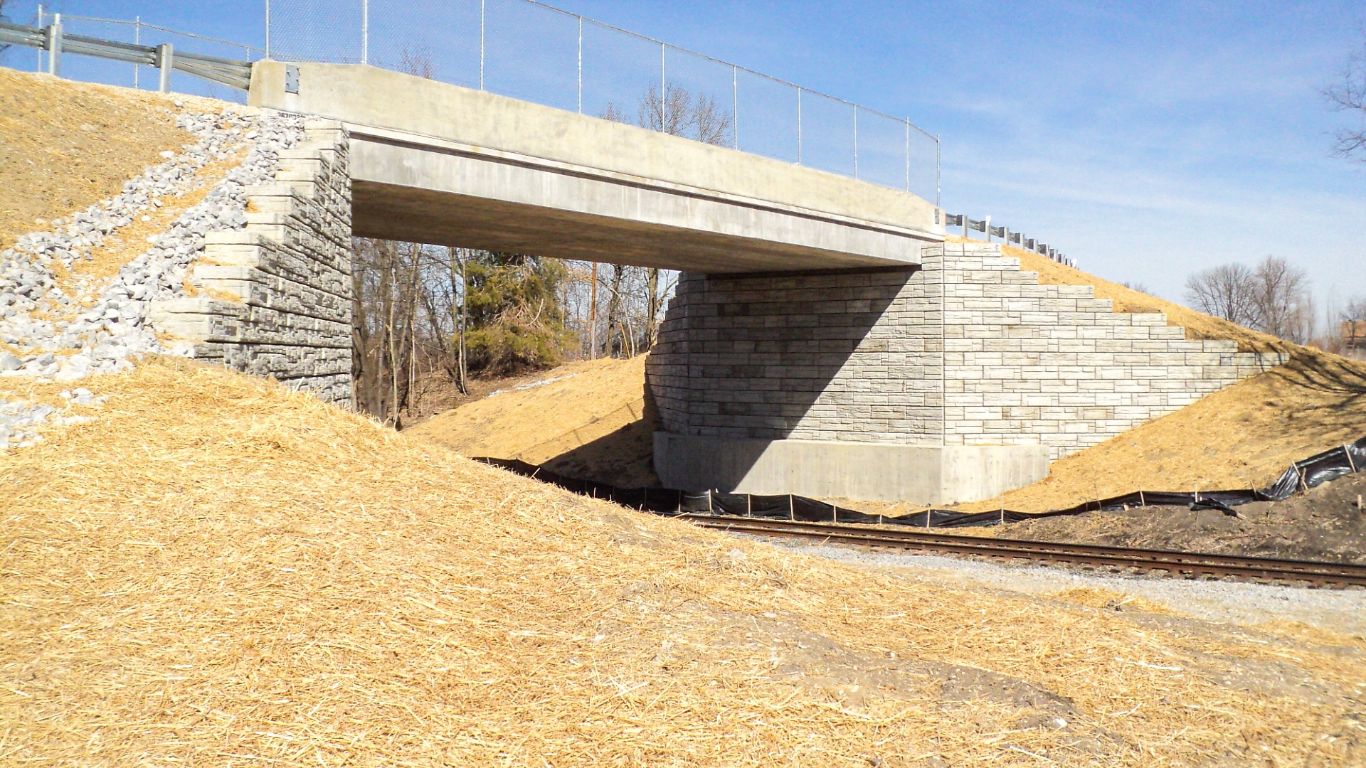 Railroad Bridge Abutment